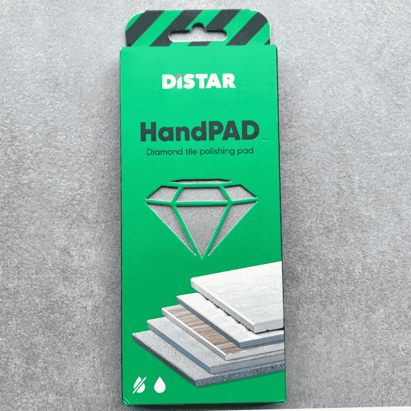 Handpads diamantés DISTAR – Finition manuelle du carrelage précise