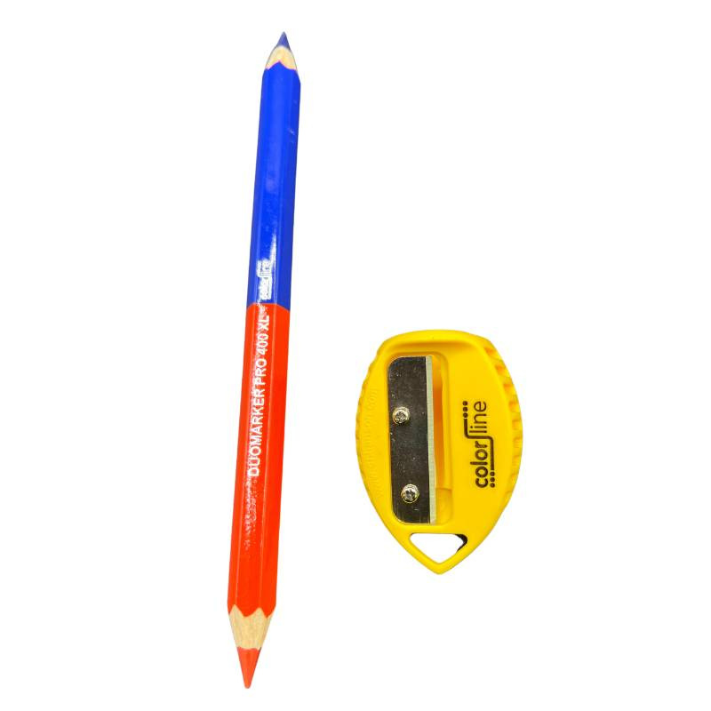 Crayon multi surface Duomarker PRO Rouge/Bleu